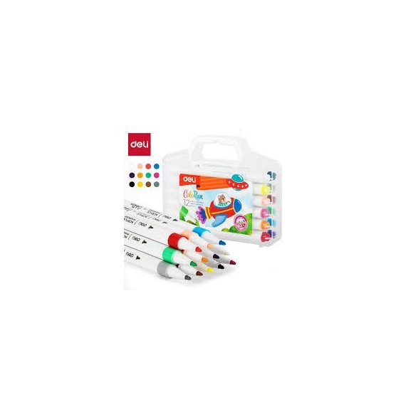 Deli Colorun Acrylic Marker 12Pc 1Box