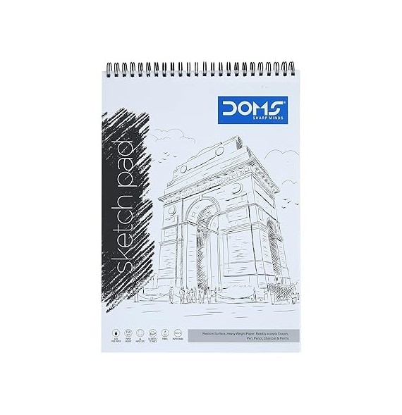 Doms A4 Sketch Book 36 Sheet 1Pc