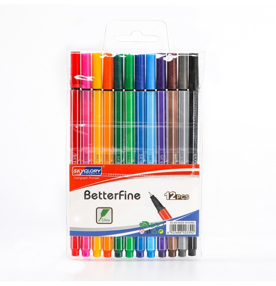 SkyGlory Fineliner 12Pc 1Pck