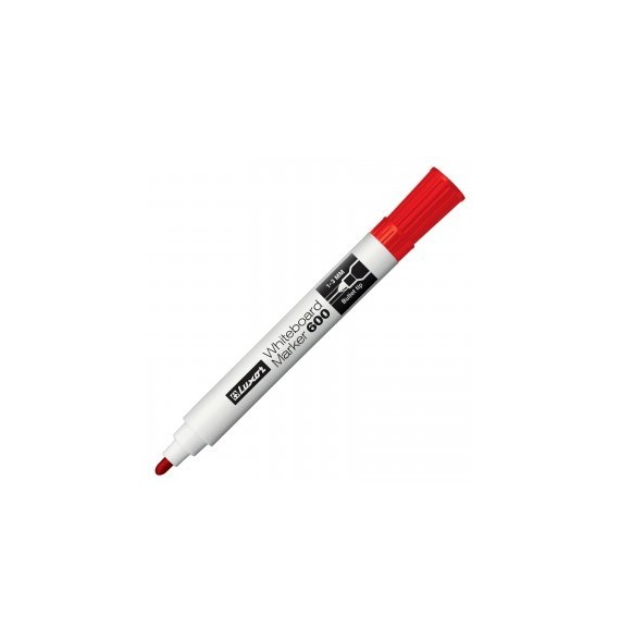 Luxor Bold Colors Whiteboard Marker-600 Red 1Pc