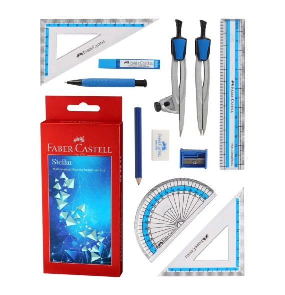 Faber-Castell Stellar Mathematical Drawing Instrument Box