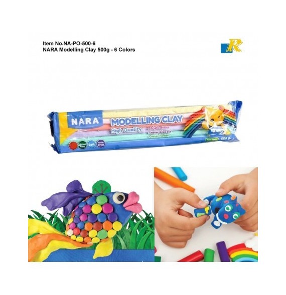 nara Modeling is 6 Pastel Colours Clay