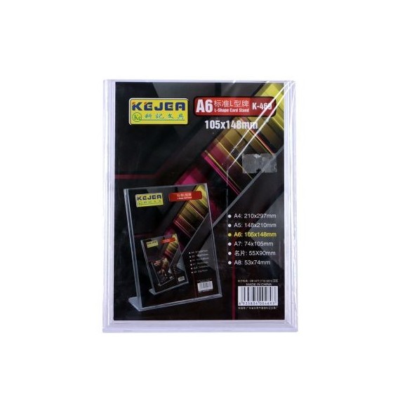Kejea L Shape Card Stand A6 1Pc