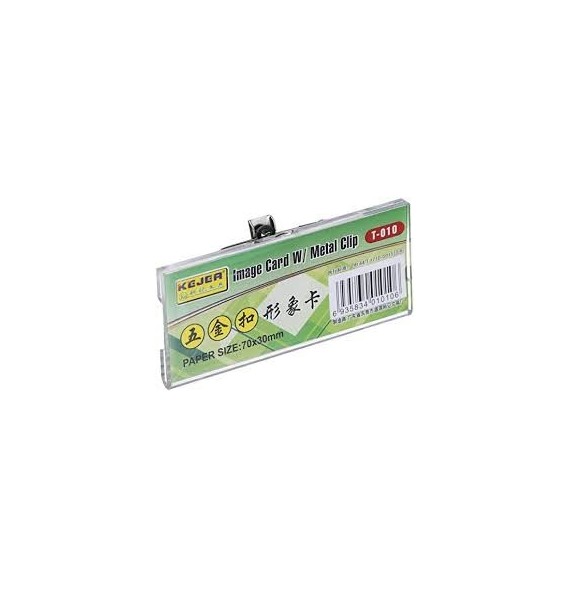 Kejea Image Card With Metal Clip 1Pc