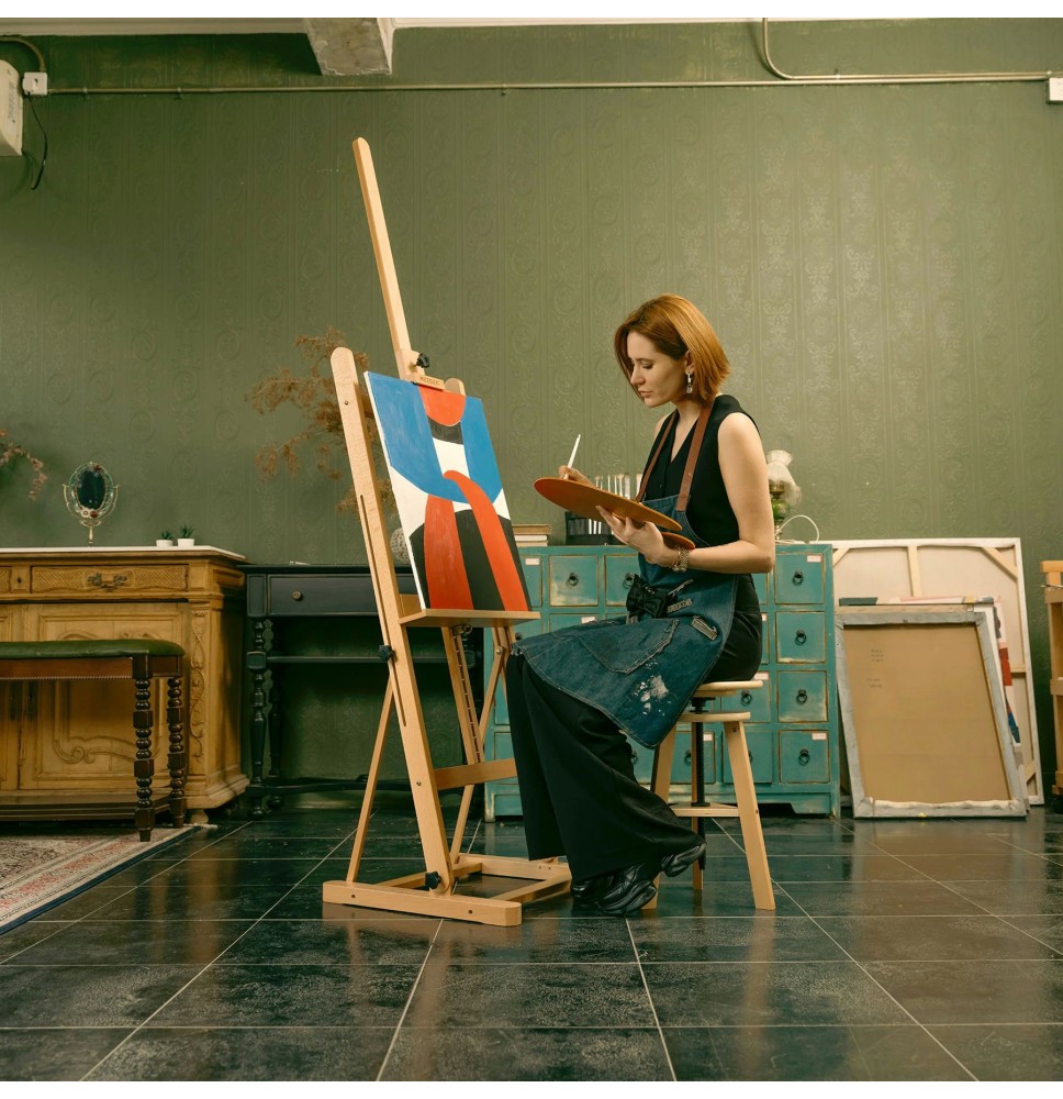 Meeden Medium H-Frame Studio Easel 1Pc