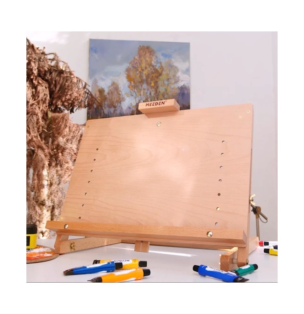 Meeden Adjustable Tabletop Drawing Board Easel 1Pc