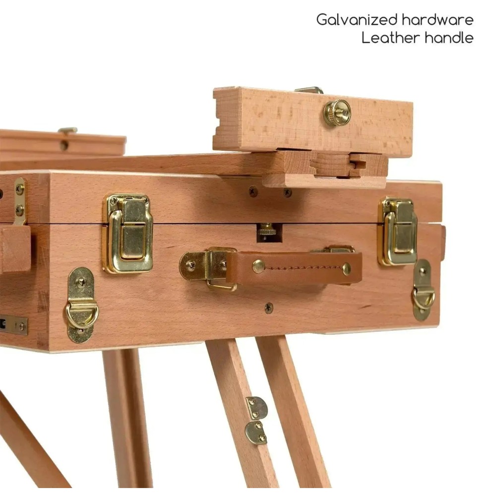 Meeden French Style Large Sketchbox Easel 1Pc