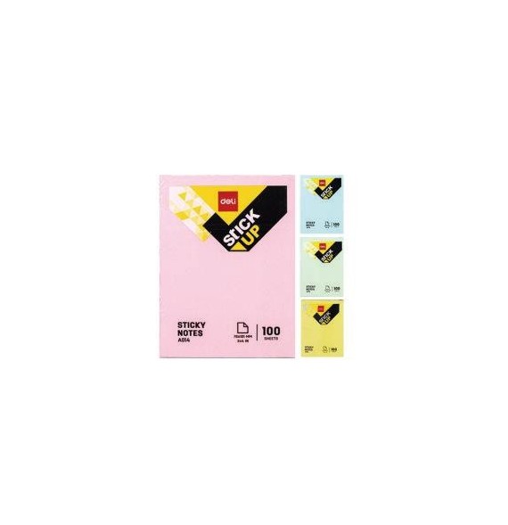 Deli stick-up sticky note 100sh/3x4 1pck