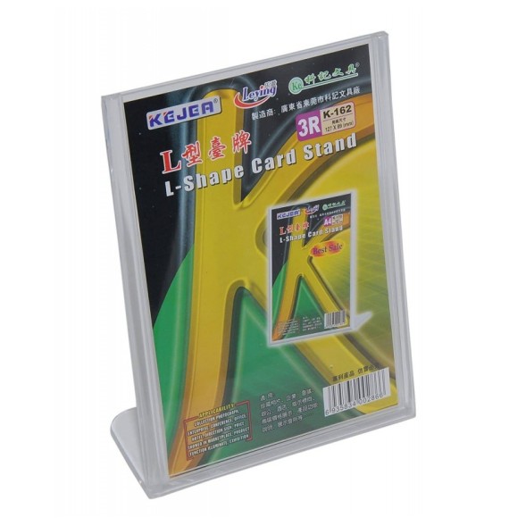 Kejea L-Shape Card Stand 3R 127x89mm 1Pc