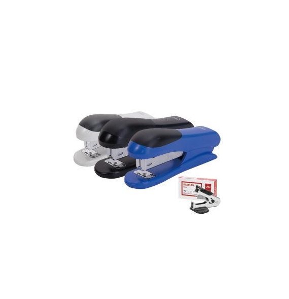 Deli Essential Stapler+Pin+Remover 1Pck