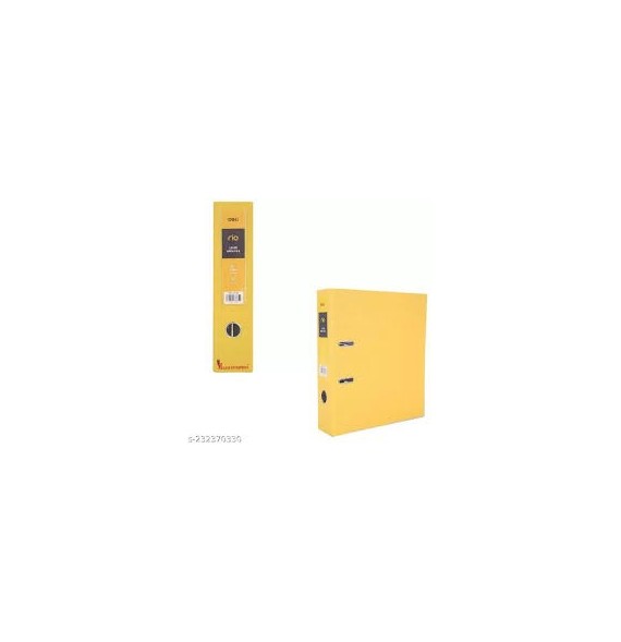 Deli Lever Arch File Yellow 3" A4 1Pc