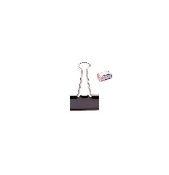 Deli Binder Clips 12Pc 1Pck 32mm