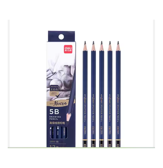 Deli 5B Nuevo 12 Drawings Pencils 1Pck